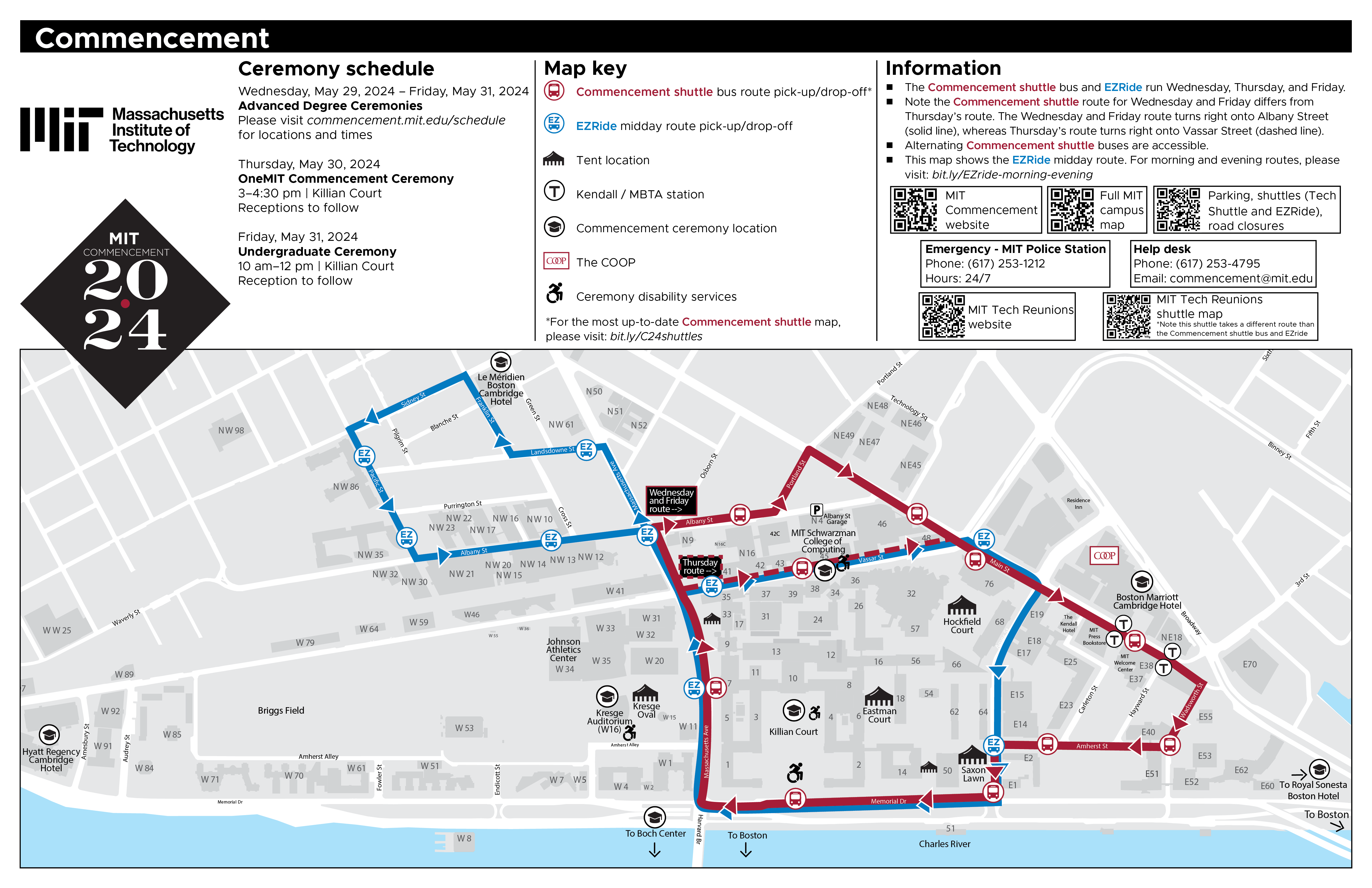 Parking, Shuttles, Road Closures | Commencement